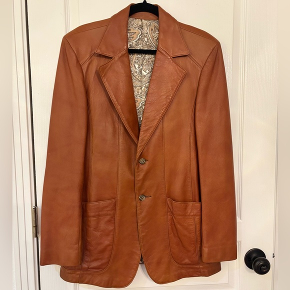 Scully | Jackets & Coats | Vintage Mens Scully Western Leather Blazer ...